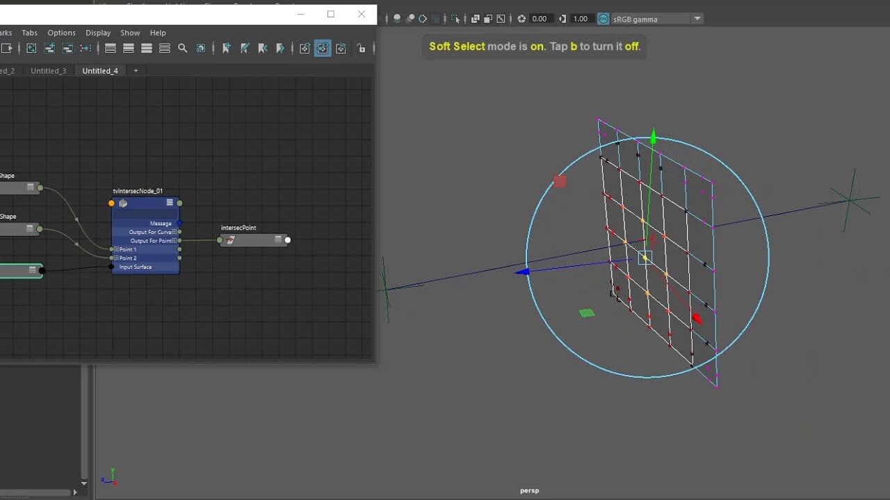 ArtStation - Surface IntersectNode for maya - C++ Maya plugin