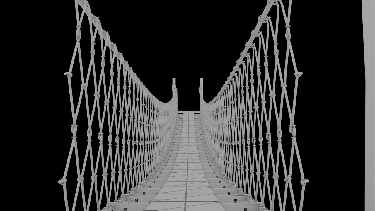 ArtStation - Rope Bridge