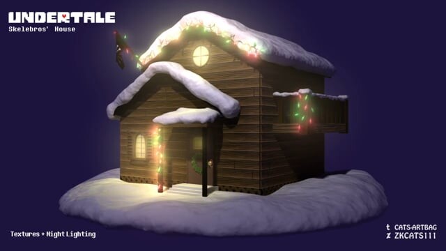 ArtStation - Undertale - Skelebros' House Fan Art