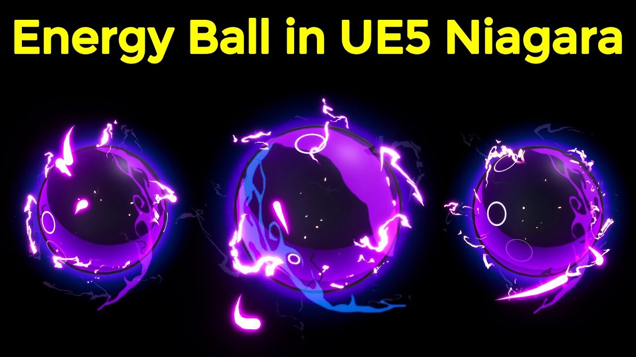 ArtStation - Energy Ball in Unreal Engine 5 Niagara Tutorials ...