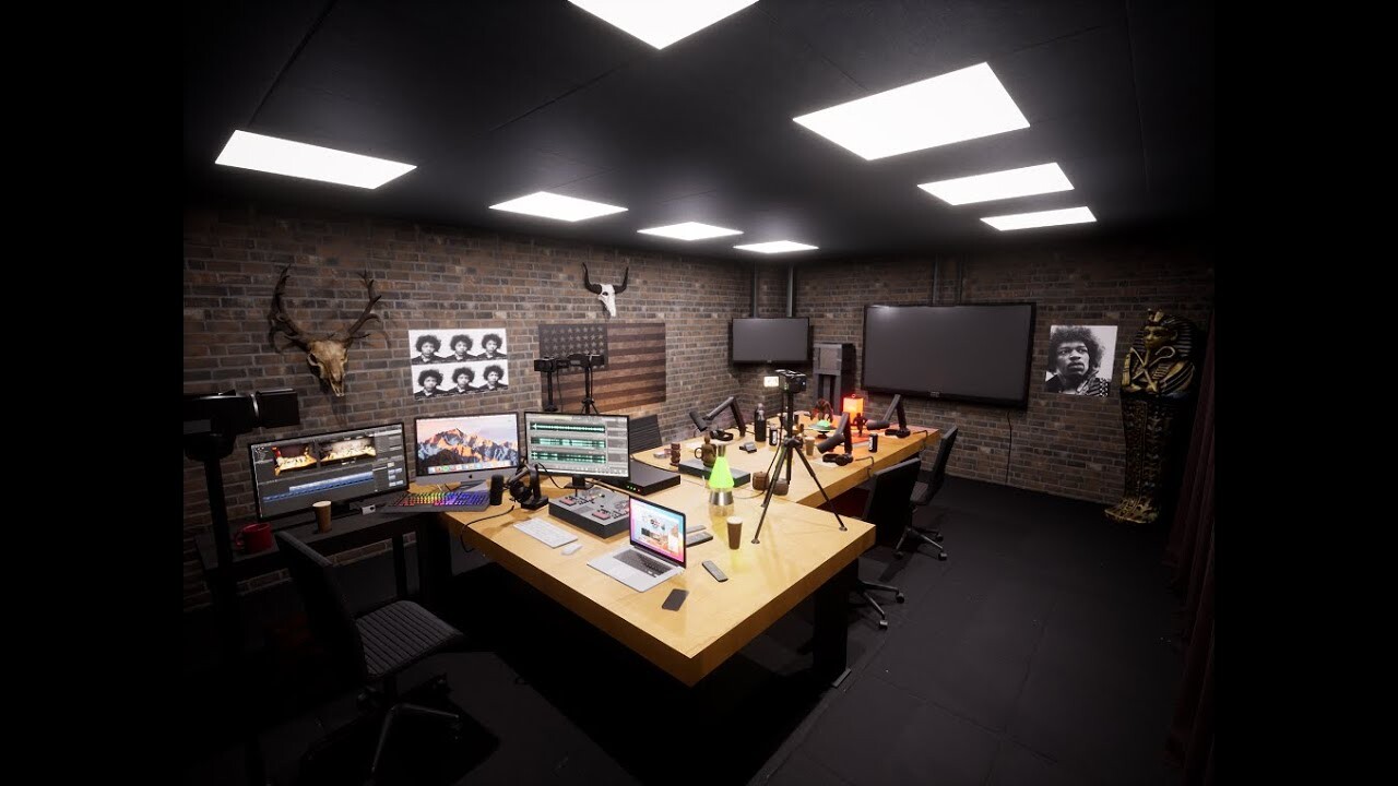 ArtStation - Joe Rogan's Old Studio (Unreal Engine 4)