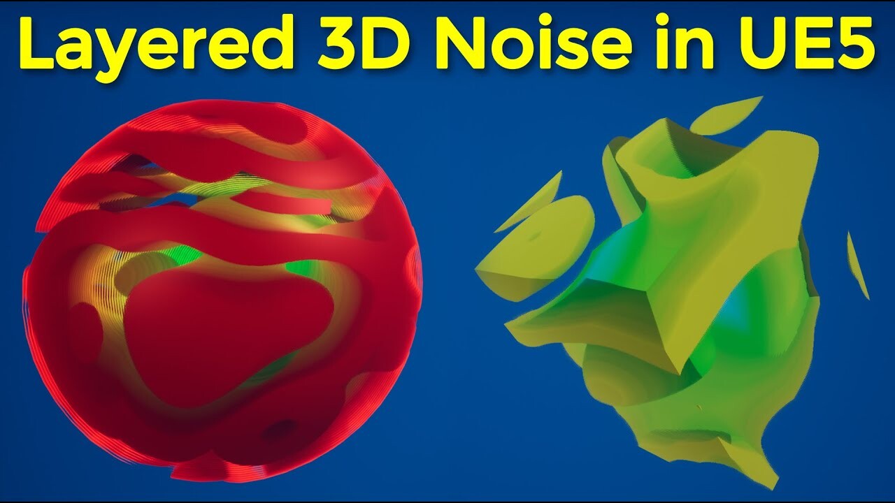 ArtStation - Layered 3D Noise in UE5 Niagara and Material Tutorial ...
