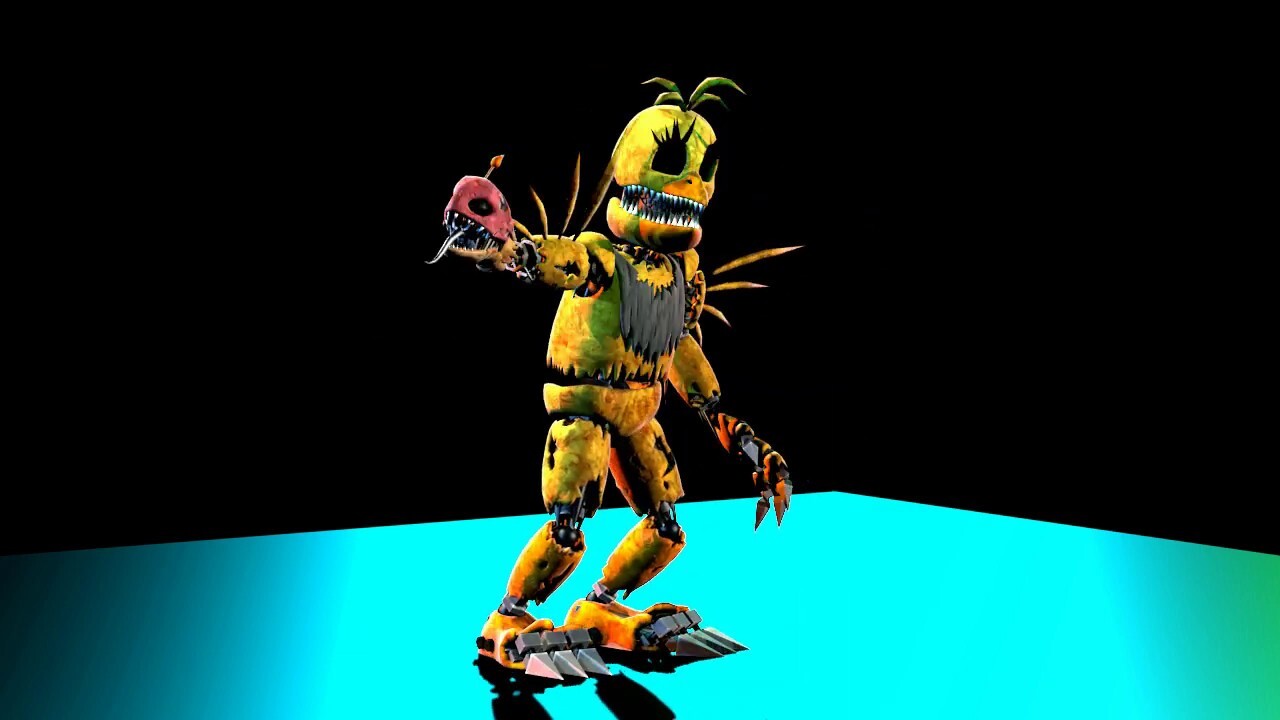 ArtStation - Animations for Chica - Unreleased FNaF Fan Game Project