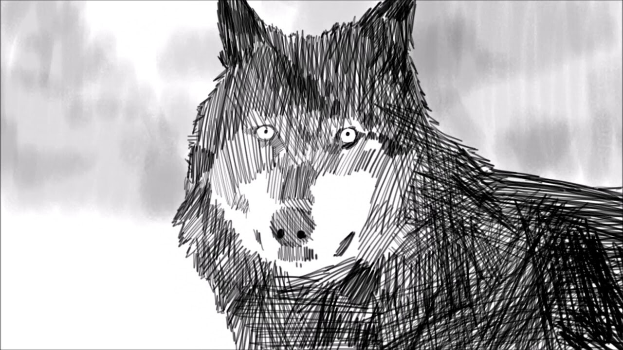 ArtStation - Rotoscope Wolf Animation Test