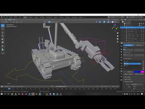 ArtStation - Rig_Robot_Centaur_FLIR