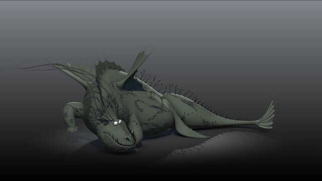 ArtStation - how to train your dragons-green death