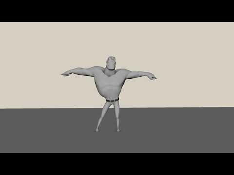 ArtStation - Dance example. Cartoon character. Motion Capture