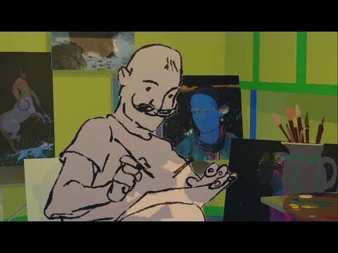 ArtStation - Animated Self Portrait