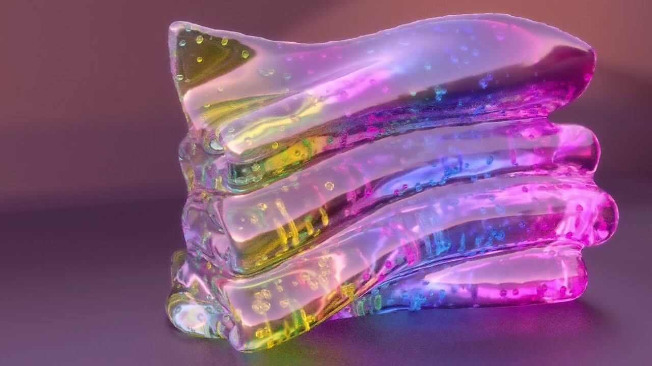 ArtStation - Flip Simulation - Rainbow Viscosity