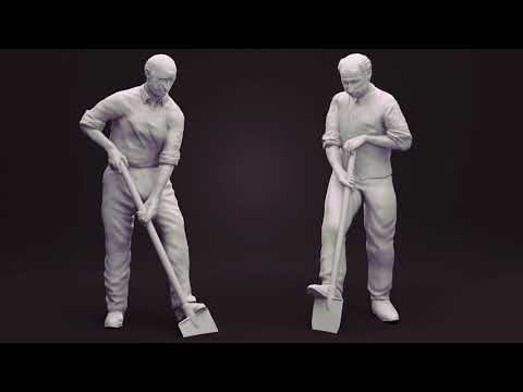 ArtStation - An example of sculpting people in dynamics