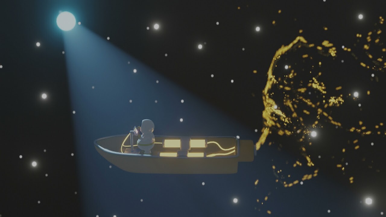 ArtStation - SpaceMan with SpaceBoat