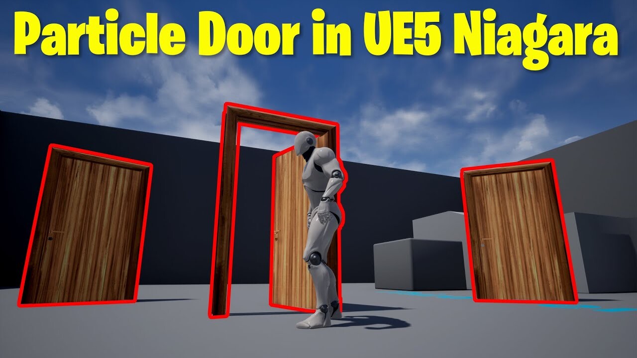 ArtStation - Particle Door in UE5 Niagara Tutorial | Download Files