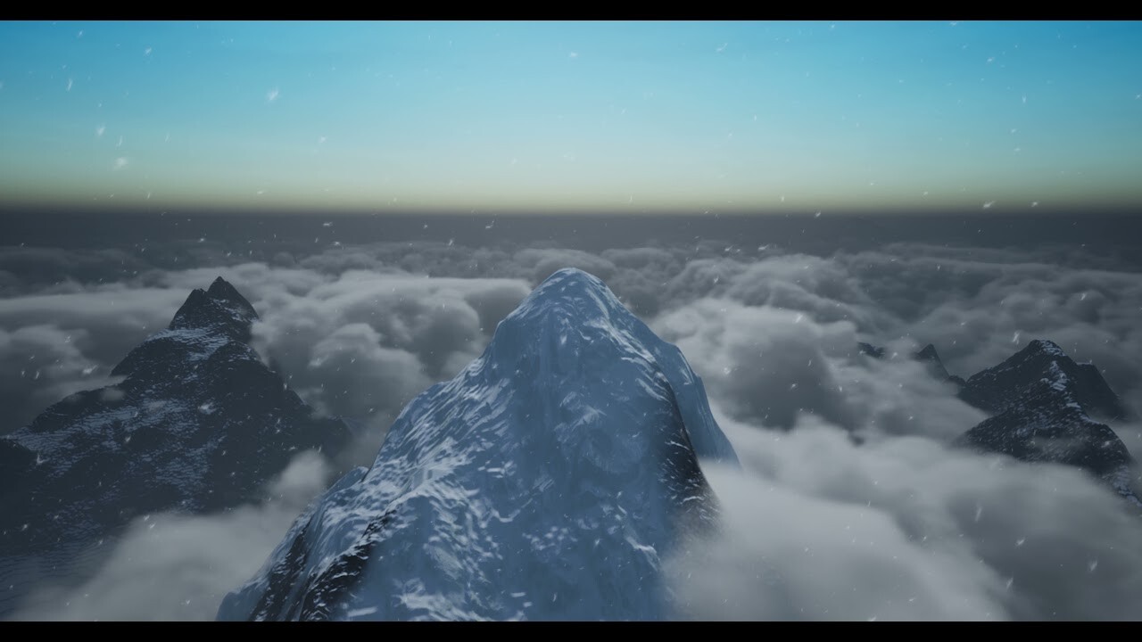 ArtStation - K2 Mountain Aerial View