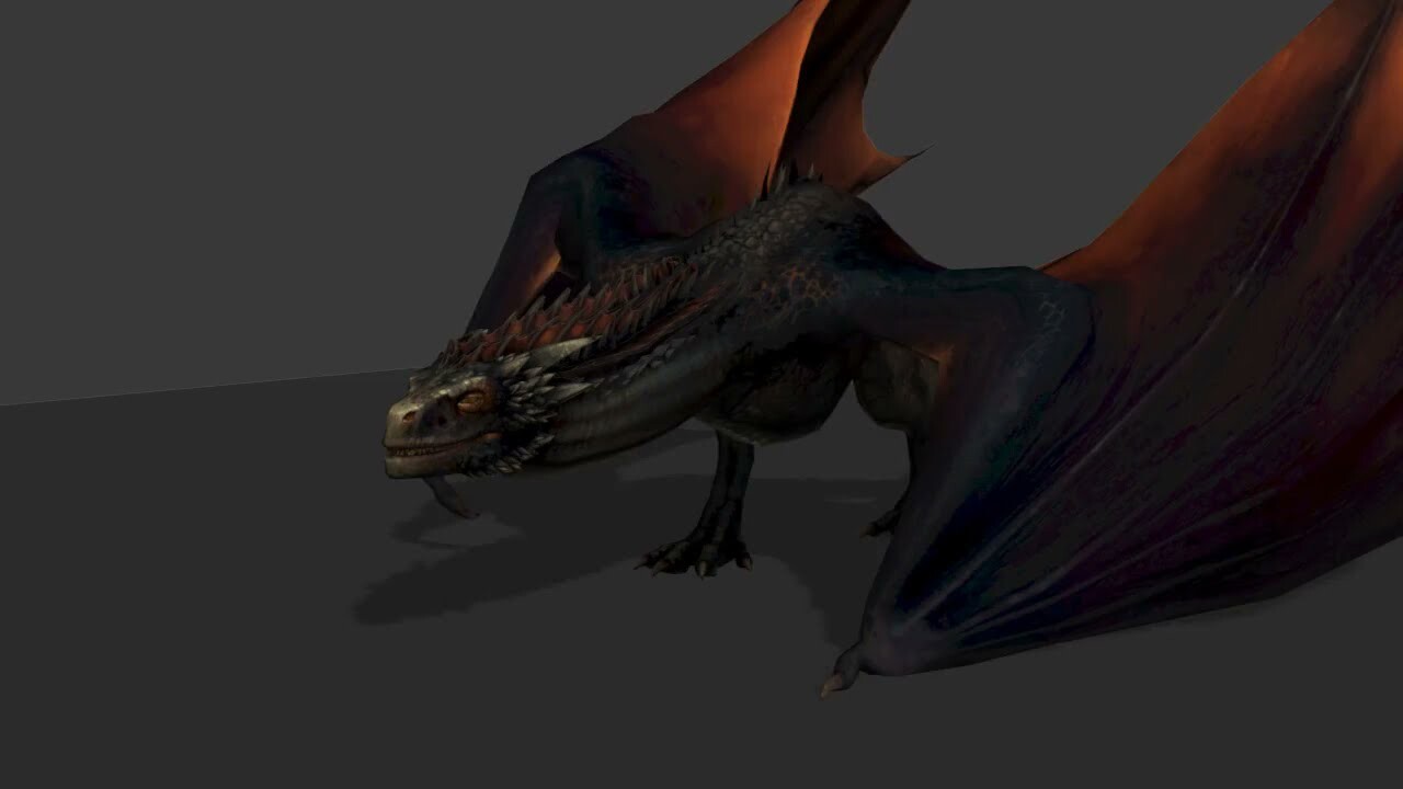 ArtStation - 2018 Dragon Walk / Flying Test