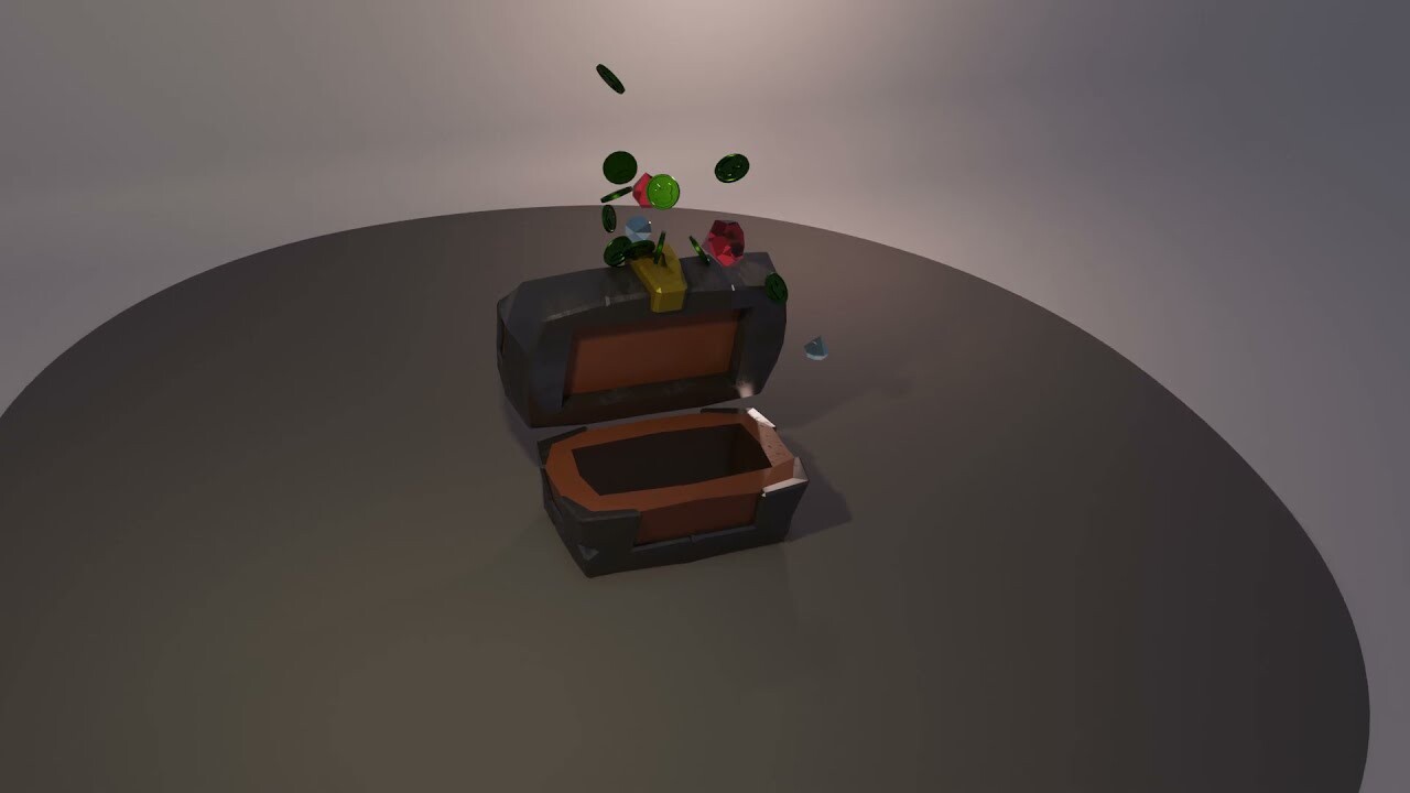 ArtStation - Treasure Chest Animation Trial