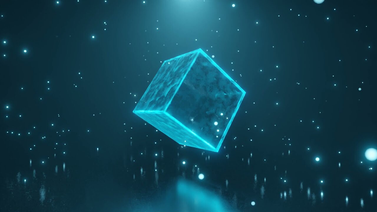 ArtStation - Icy Cube Looping Animation