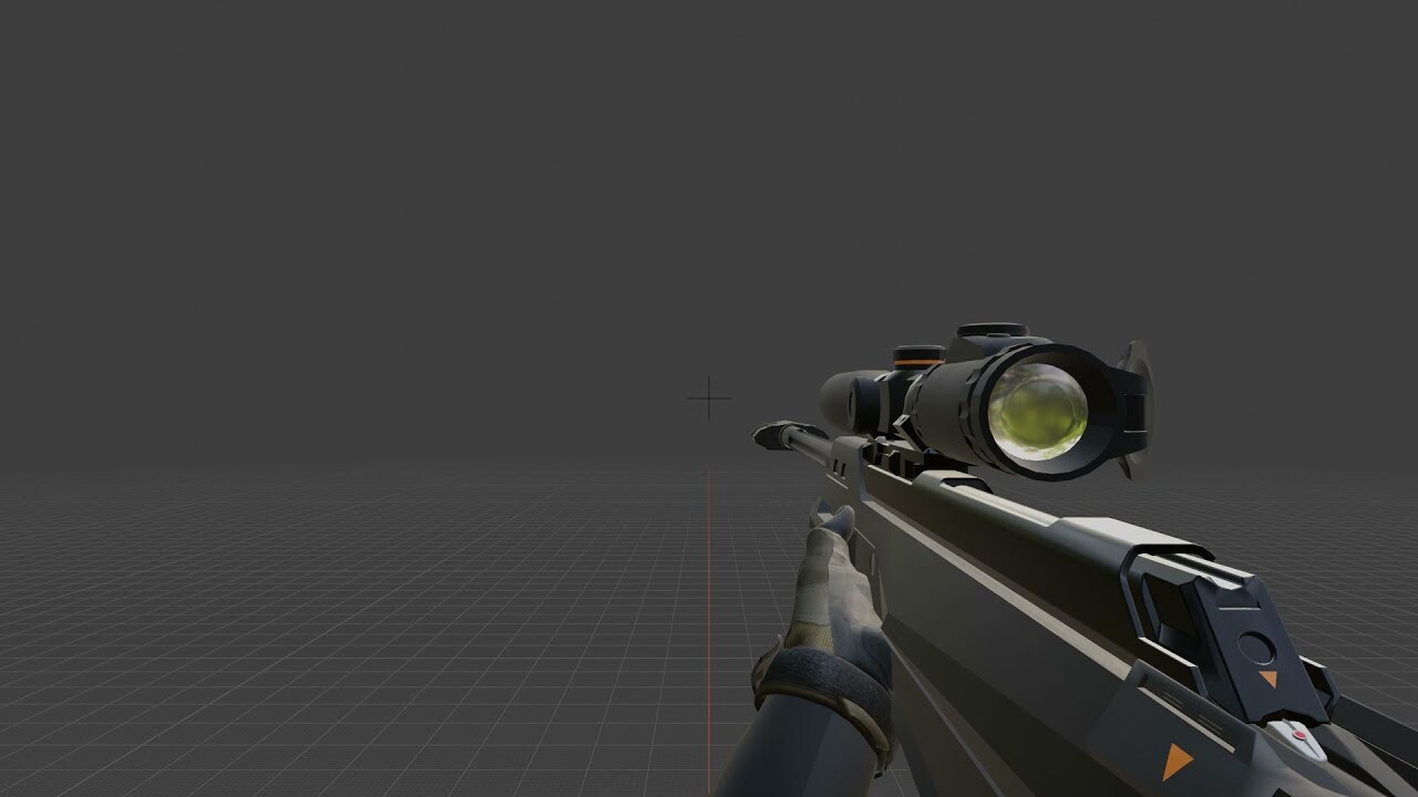 ArtStation - FPS Sniper Reload animation