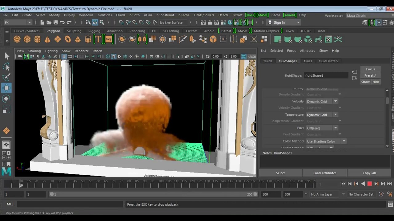 ArtStation - Maya Fire simulation