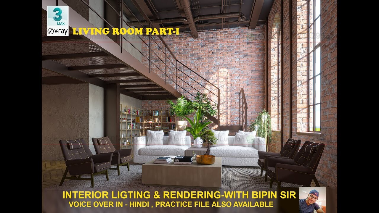 ArtStation - Living Room Interior Lighting And Rendering