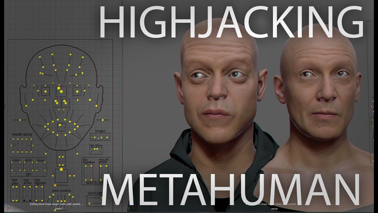 ArtStation - Custom Metahuman Rig Transfer