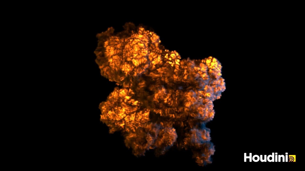ArtStation - Houdini Pyro Explosion