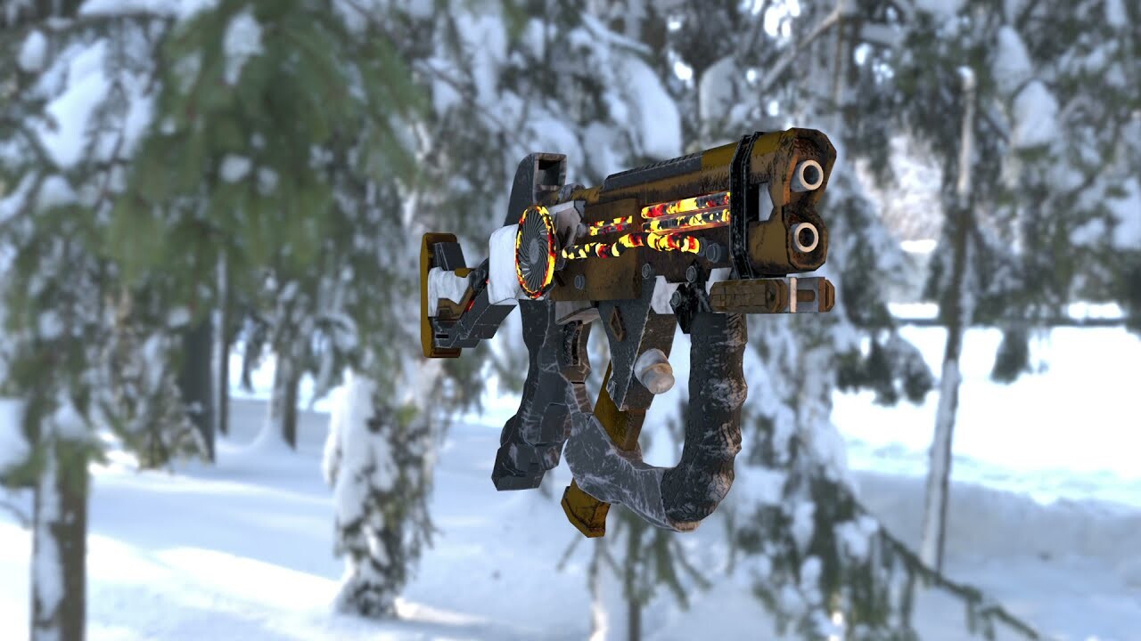 ArtStation - AL643 Magma Gun