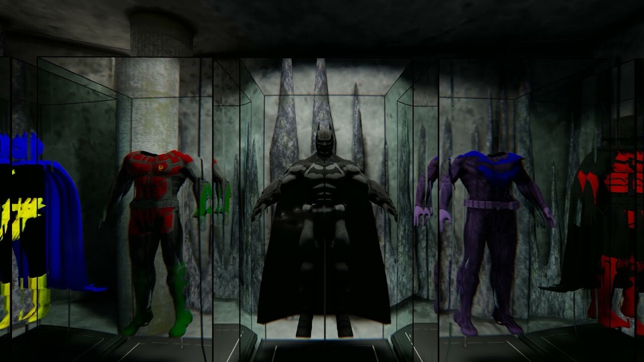 ArtStation - 3D REBUILDING OF THE BATCAVE