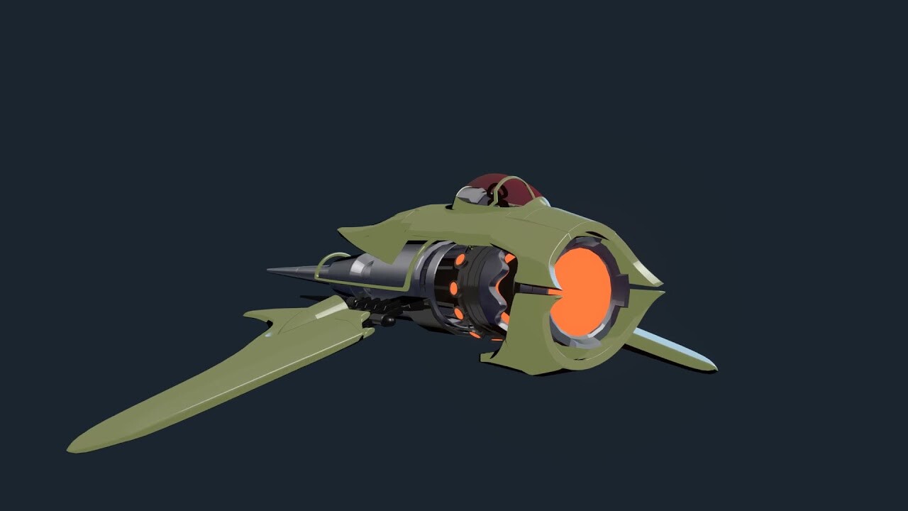 ArtStation - Little Space ship