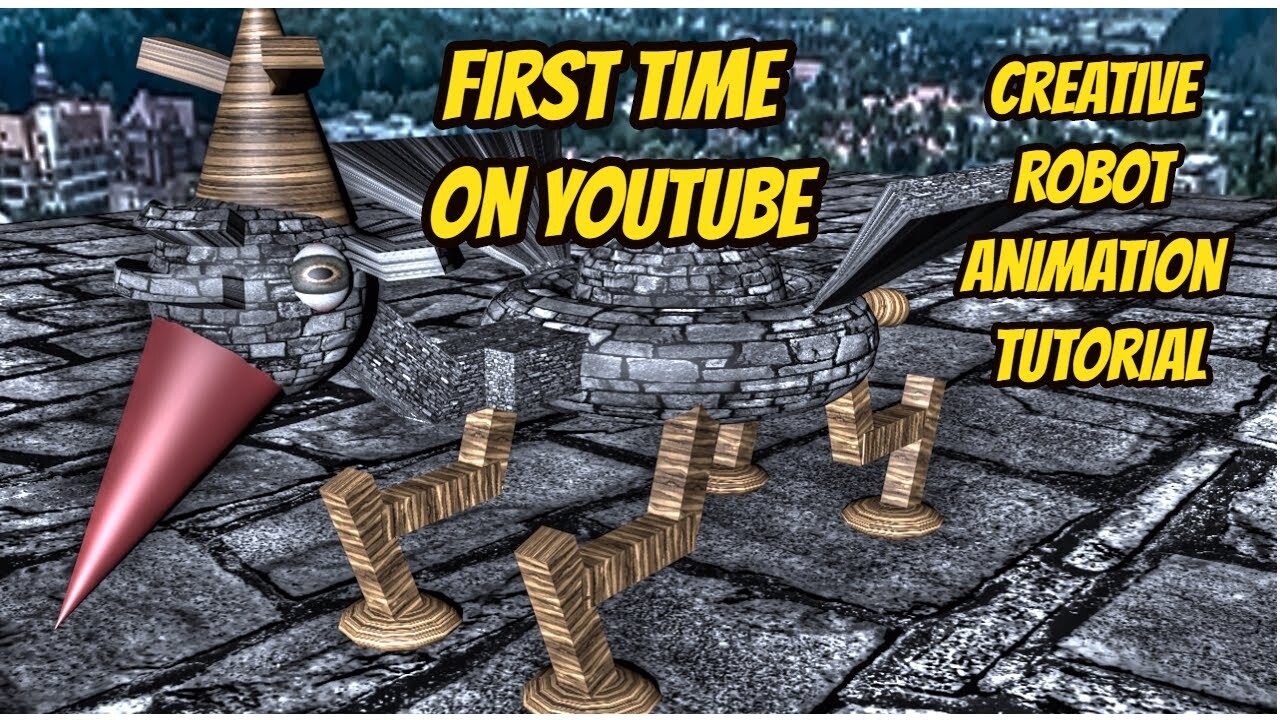 ArtStation - Creative Robot Modeling & Animation -First Time Tutorial ...