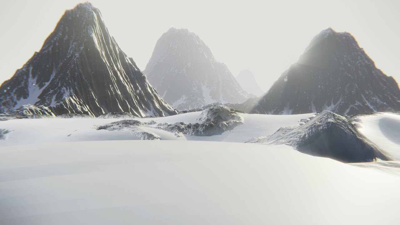 ArtStation - Snowy Landscape