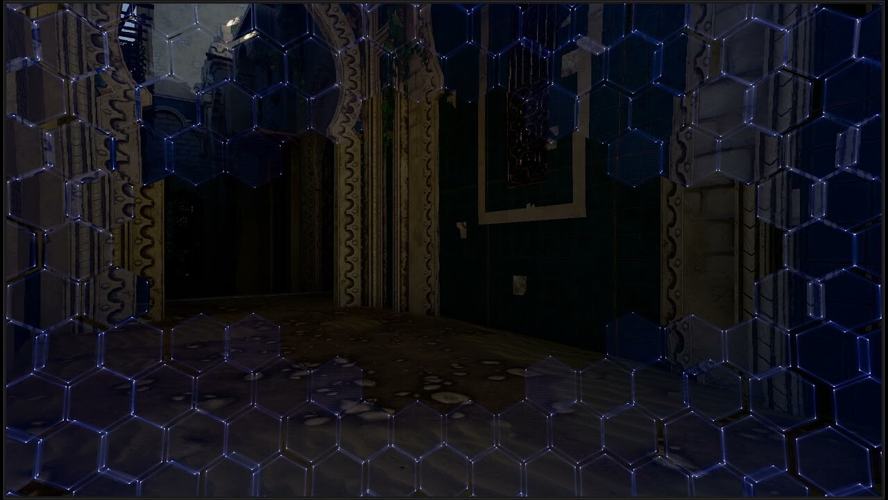 ArtStation - Hexagon Screen Effect