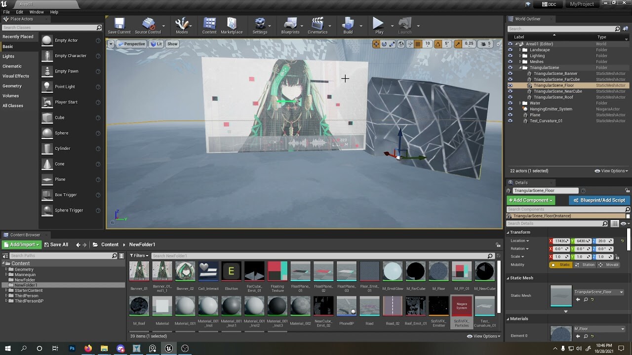 ArtStation - VFX #02: Scifi Anime VFX in Niagara UE4