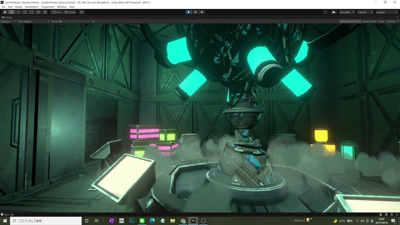 ArtStation - Military's Basement with Alien Energy Generator