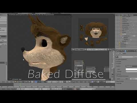 ArtStation - Fur implementation for Mobile using Blender and Unity ...