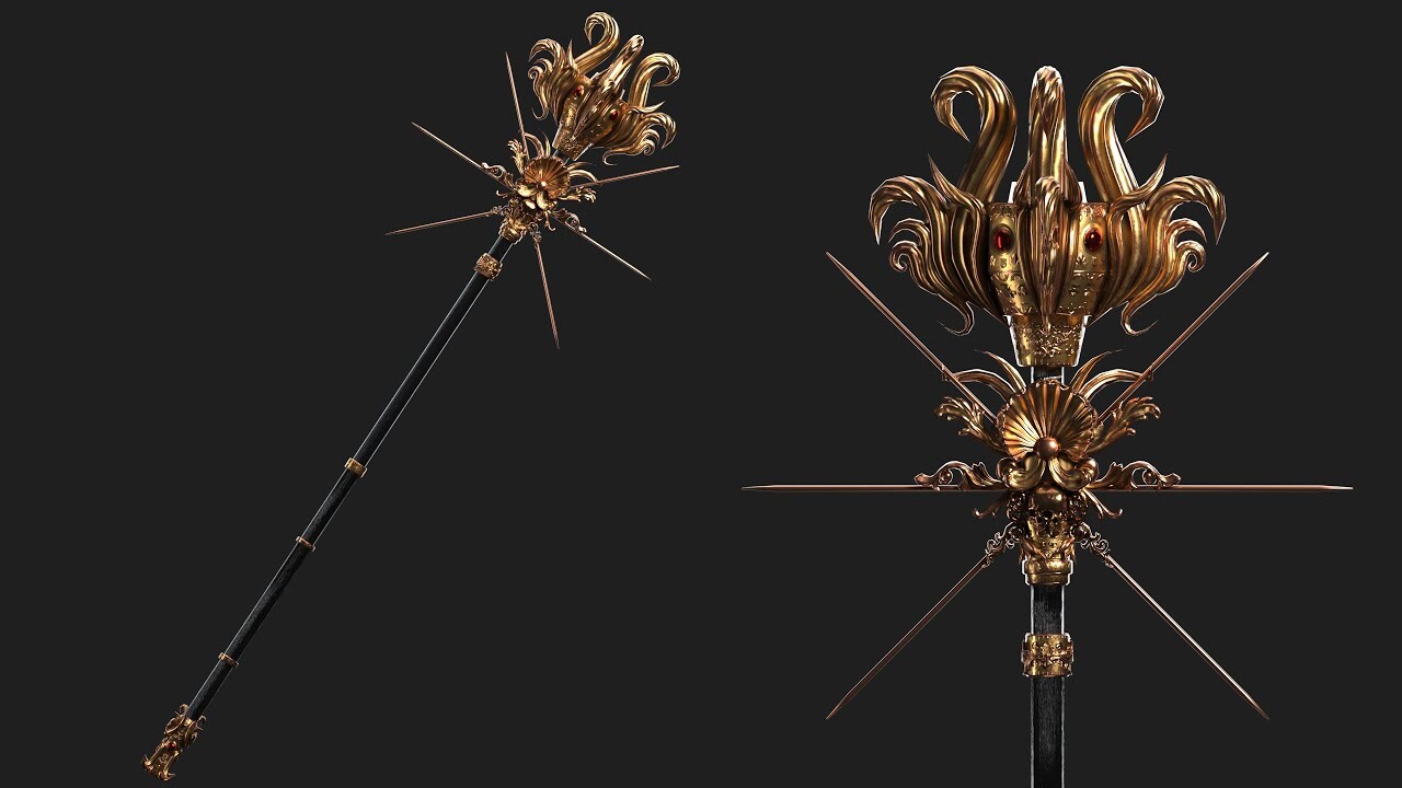 ArtStation - Staff of the dead