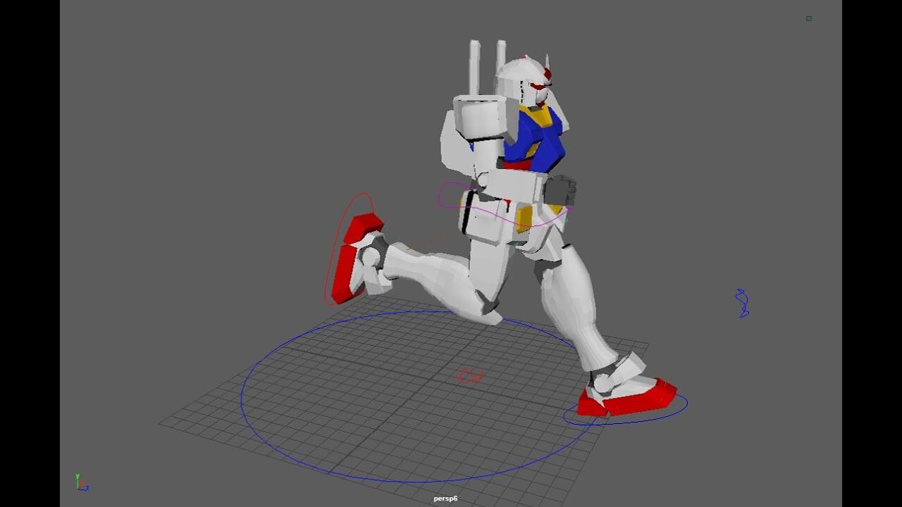 ArtStation - Gundam Running Animation