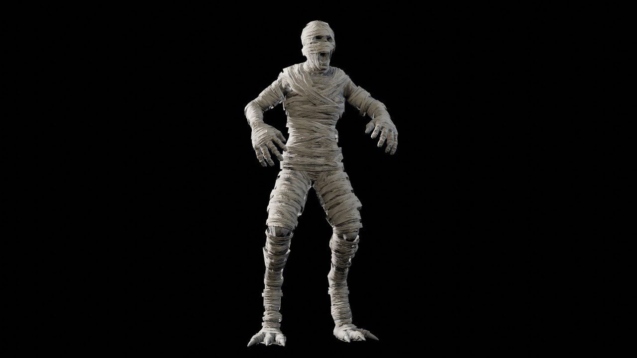 ArtStation - Mummy Low-poly 3D model
