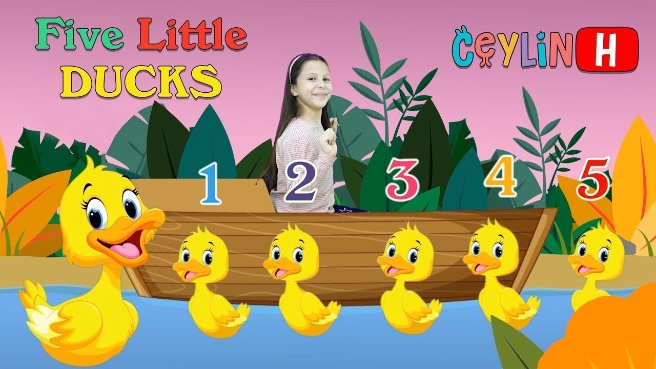 ArtStation - Five Little Duck Kids Songs Animation Works