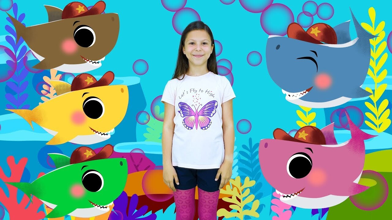 ArtStation - Baby Shark & Color Baby Sharky Song Animation Works