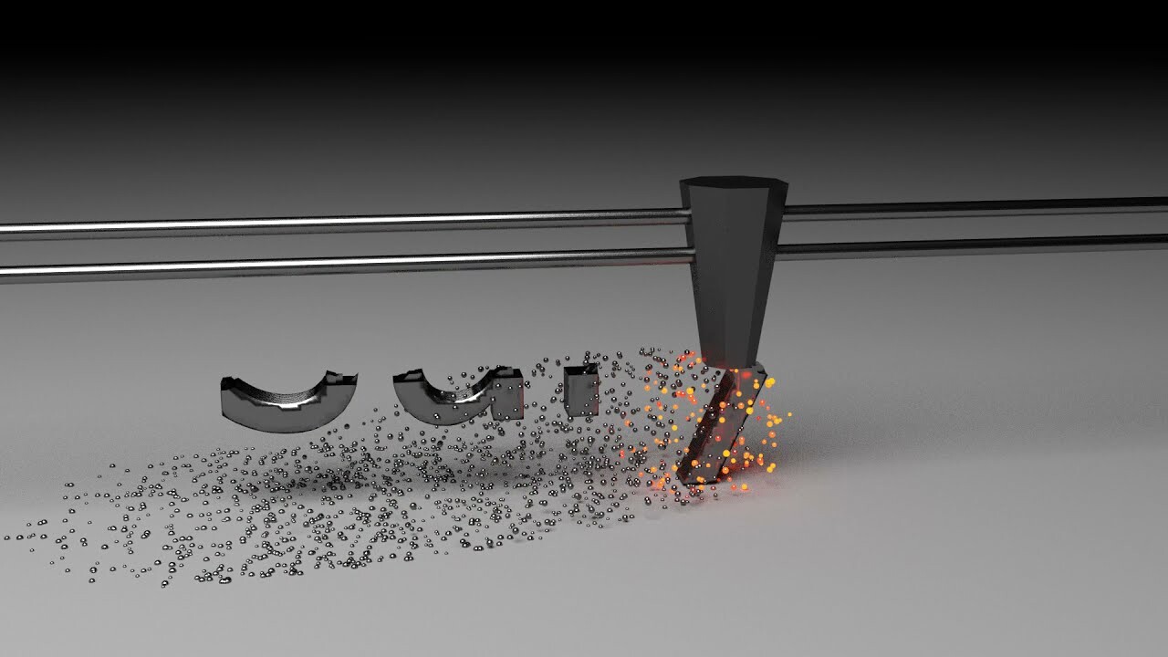 ArtStation - Rendering particle animation