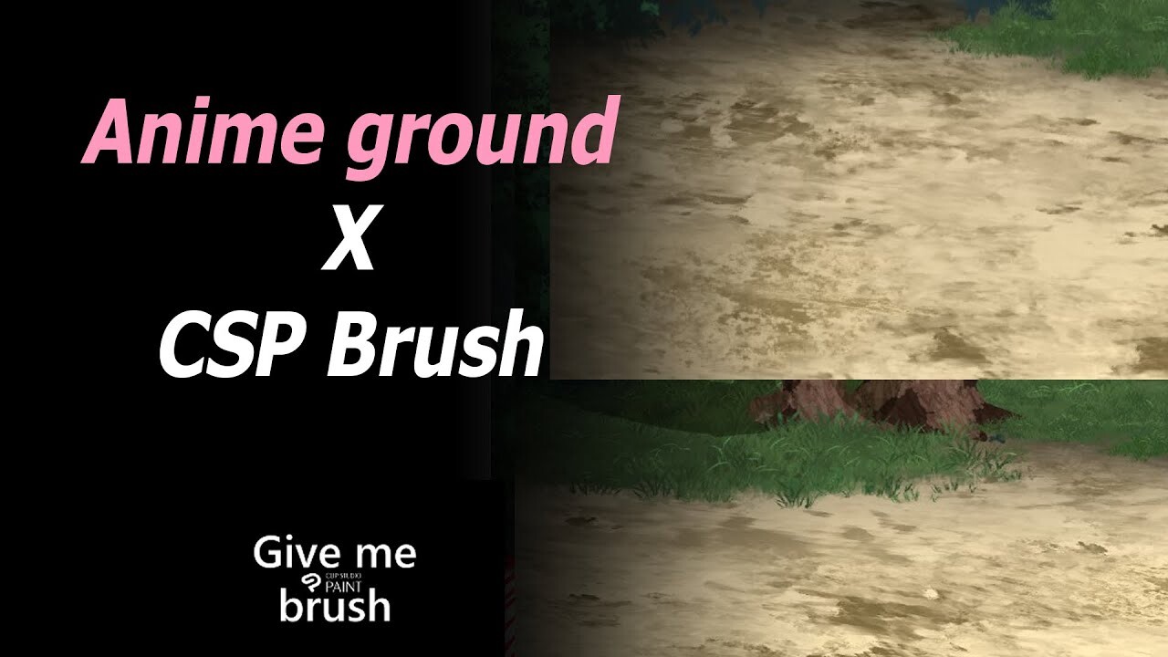 ArtStation - ANIME GROUND BRUSH TUTORIAL【CLIP STUDIO PAINT EX】Brushgene