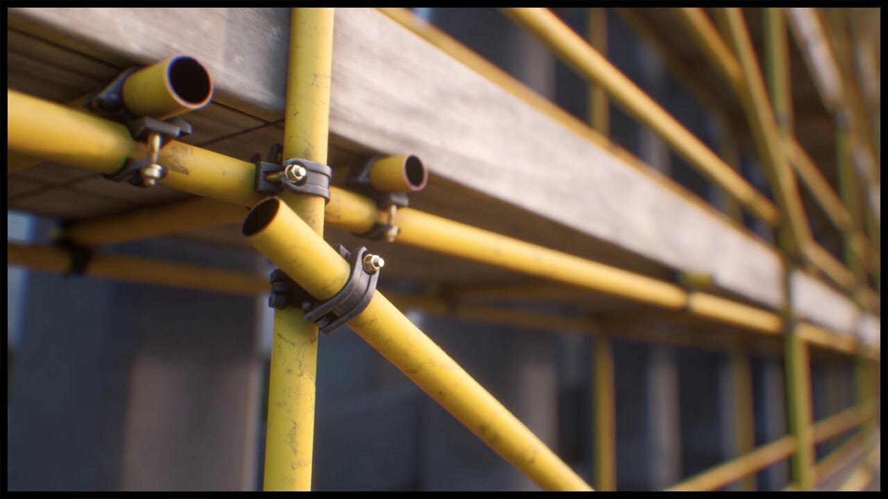 ArtStation - Seamless loop animation - Scaffolding