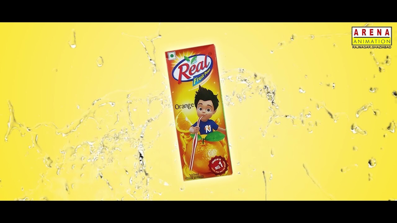 ArtStation - commercial advertisement - Real Juice