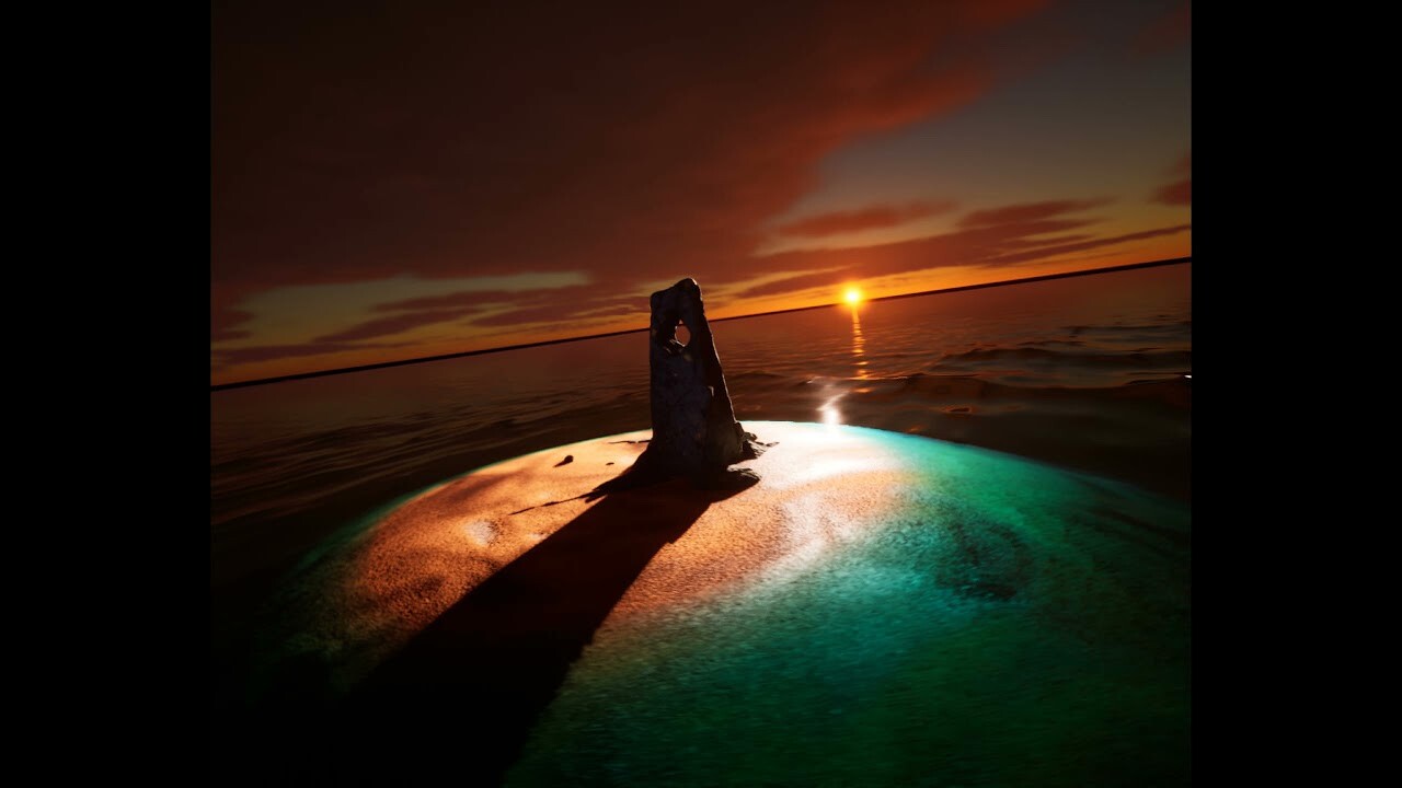 ArtStation - Beach rock