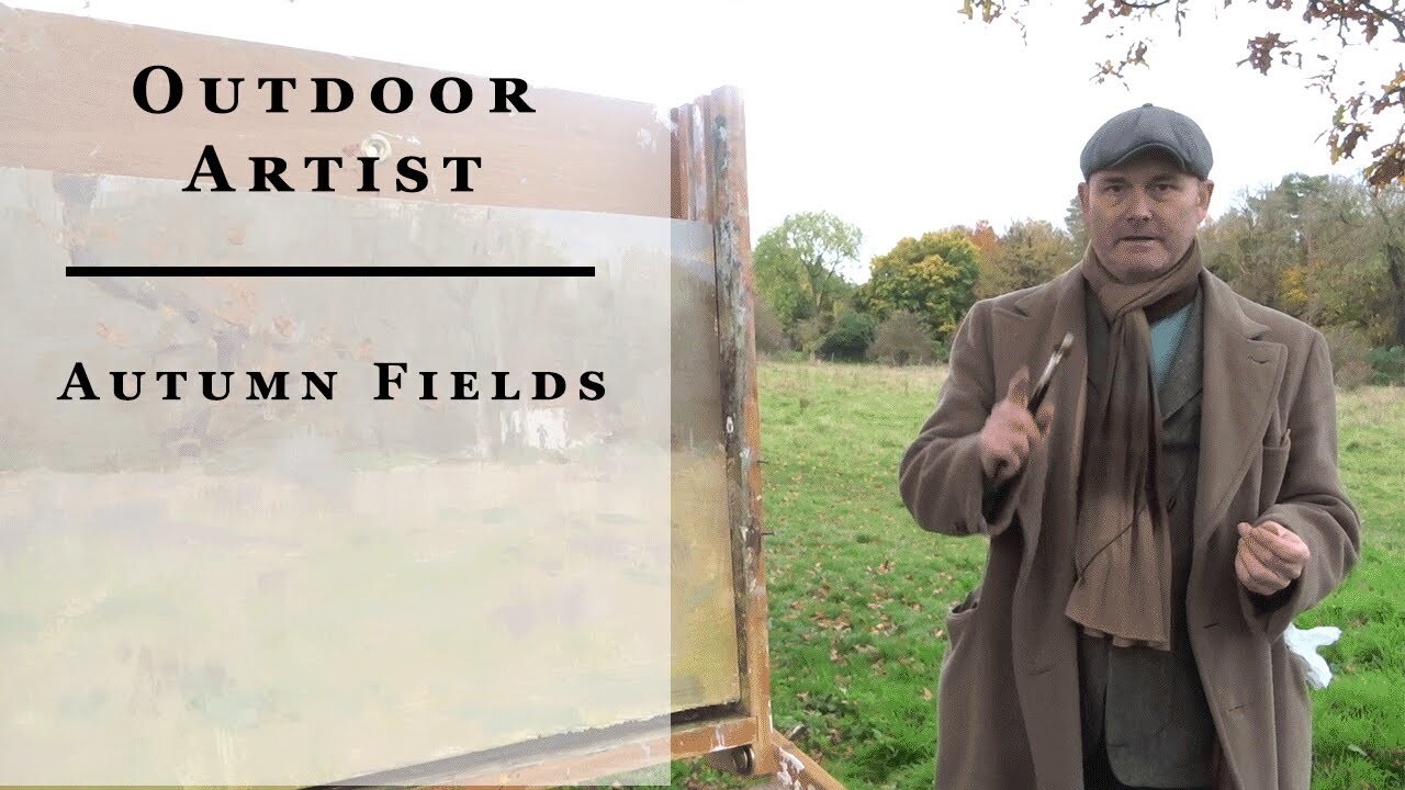 ArtStation - Outdoor Artist | Autumn Fields | Painting Plein Air