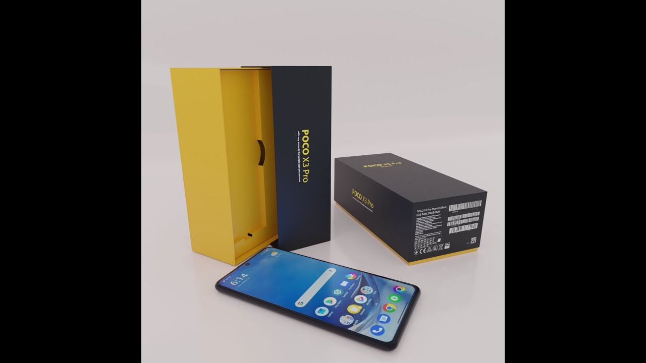 ArtStation - Poco X3 Pro-Modelling-Rendering