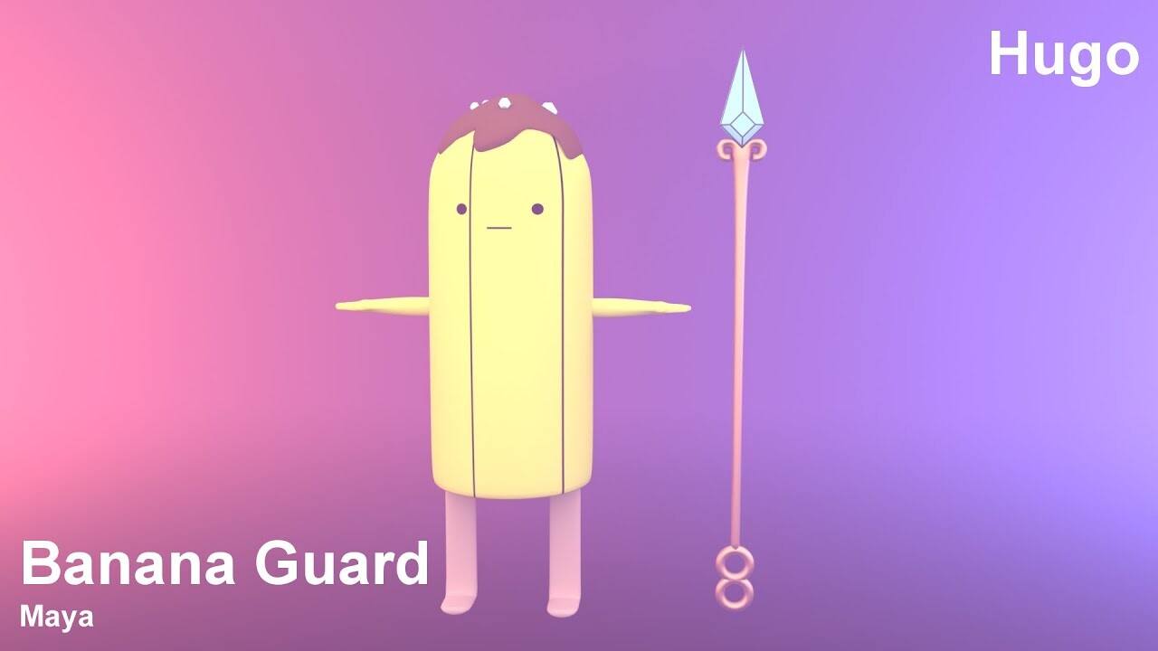 ArtStation - [Maya] Banana Guard