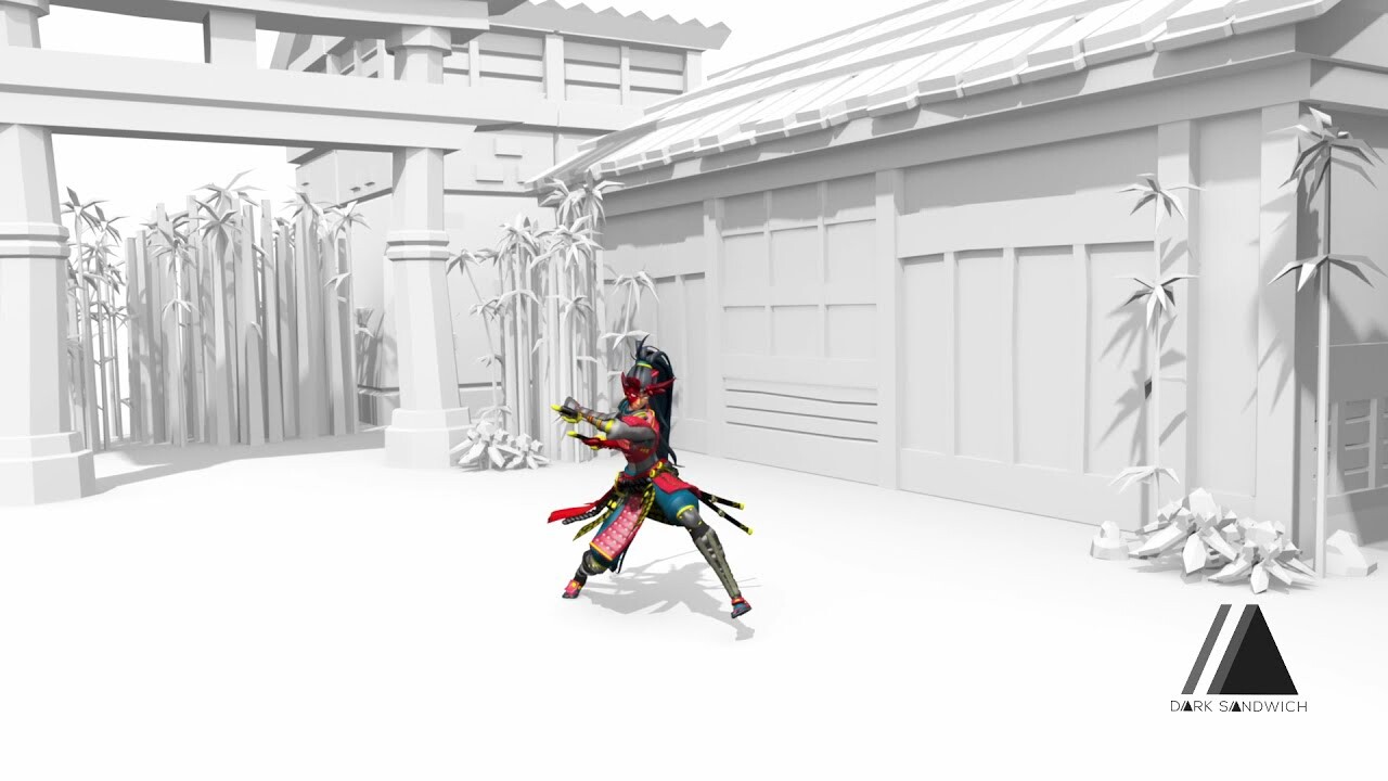 ArtStation - Samurai Combo Attack