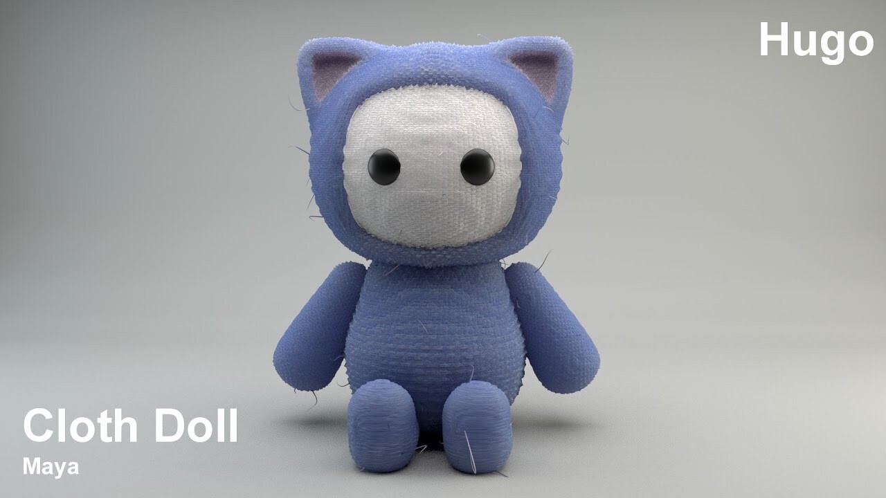 ArtStation - [Maya] Cloth Doll