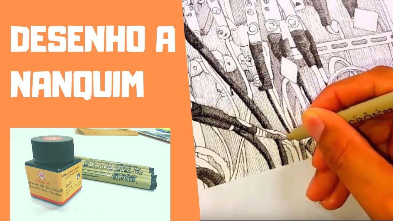 ArtStation - Ilustração com nanquim